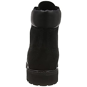 Timberland Men's 6 inch Premium Waterproof Boot, Black Nubuck, 8.5