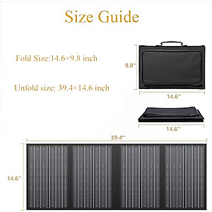 EnginStar 150W Small Solar Generator with 60W Solar Panel, 6 Outputs 42000mAh Portable Charger Power Bank for Outdoor Home Emergency