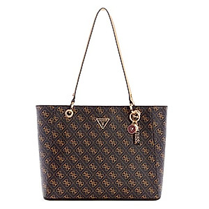 GUESS Noelle Noel Tote, Brown Logo