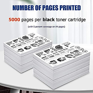 RUYY (Black,1 Pack) TN433BK TN-433 TN433 High Yield Toner Cartridge Replacement for Brother HL-L8260CDW L8360CDW L9310CDW L9310CDWT DCP-L8410CDW MFC-L8610CDW L8900CDW L9570CDW Toner Printer