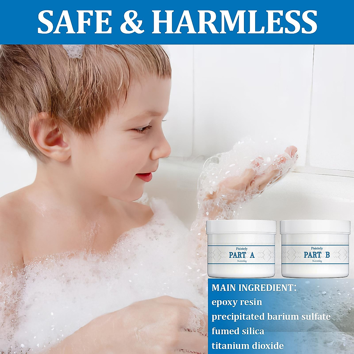 Tile, Granite and Marble Repair Kit(Color Match), 7.05oz Porcelain Repair Kit with Strong Adhesion, Quartz Countertop Repair Kits for Marble, Quartz, Resin, Acrylic, Granite and More (3.52oz+3.52oz)