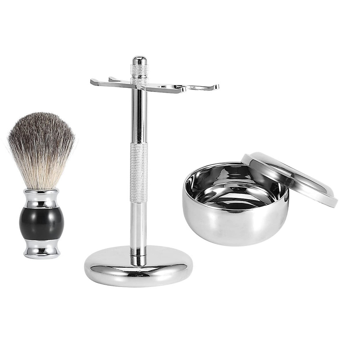 shaving brush and bowl shaving brush shaving brush,Shaving Brush And Bowl Shaving Brush Professional Men Shaving Tool Stand Holder Faux Badger Hair Brush Alloy Mug Bowl Kit Shaving Brush Set