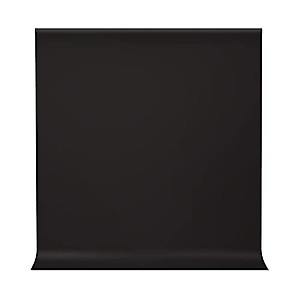 Julius Studio 10 x 12 Ft. Black Photo Studio Backdrop Background for Photography, Video, and Content Creation Polyester Black Muslin Backdrop, JSAG476