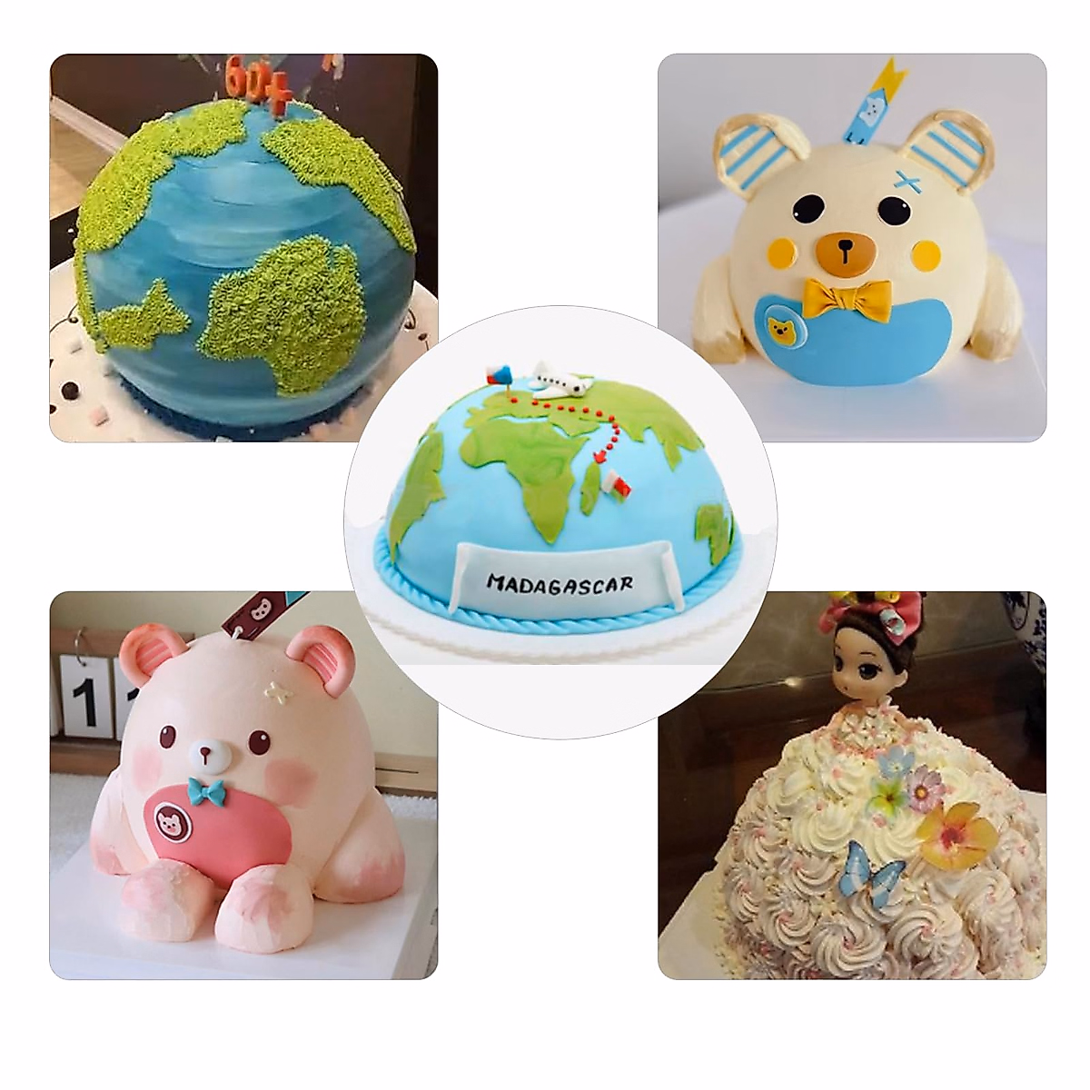 6 Inch Dome Cake Pan, Football Cake Pan, Hemisphere Cake Mold, DIY 3D Soccer Cake Pan, Aluminum Alloy Cake Molds Nonstick Baking Tools