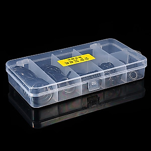 VGEBY 75Pcs Fishing Rod Guide Eye Rings Ceramic Rod Tip Tops Set for Fly Saltwater Fishing 6/8//10/12/20/25/30# Fishing Rod Repair Kit