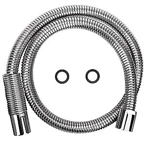 COOLWEST Flexible Metal Stainless Steel Hose 44 Inch for All Commercial Pre-Rinse Kitchen Sink Faucets Flexible Hose Replacement (111CM 44")