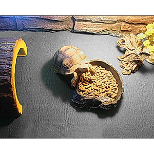 Mechpia 47" x 24" Large Reptile Carpet Terrarium Liner Bedding Reptile Substrate Mat Tank Accessories for Bearded Dragon Snake Lizard Tortoise Leopard Gecko (Grey)