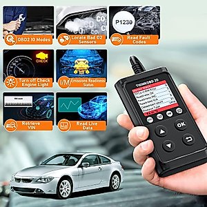 THINKCAR Thinkobd20 Automotive Code Reader, OBD2 Scanner, Check Engine Light, Emissions Scanner, Live Data Stream, Smog Check, Universal for All OBD II Protocol Cars After 1996 [Elite Version]