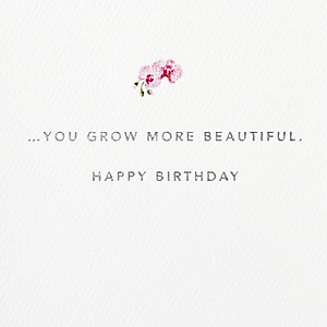 Hallmark Signature Birthday Card for Her (Orchid)