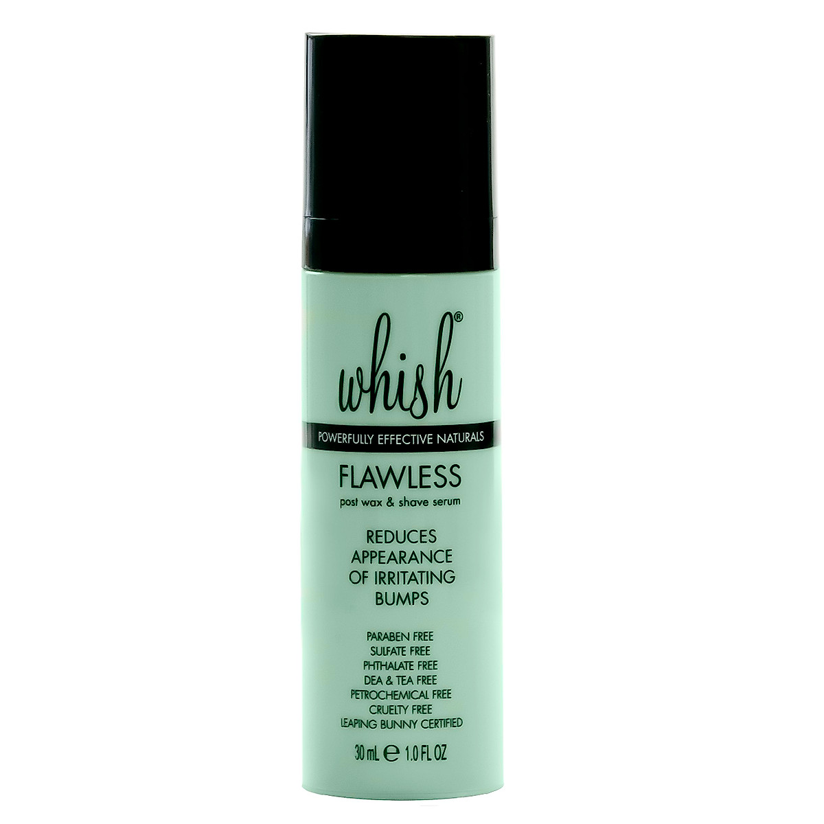 Whish Flawless Post Wax & Shave Serum - Ingrown Hair Treatment for Men and Women - Calming Aftershave Oil for Razor, Wax, & Laser Bumps - With Aloe & Salicylic Acid - Paraben & Sulfate Free - 1 oz