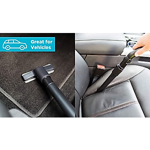 Simplicity Vacuums Handheld Canister Vacuum with Carry Strap for Hard Floors and Rugs, Car Detailing Vacuum Cleaner, S100