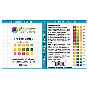 The Original Premium Quality Ph Test Strips for Urine and Saliva. A Fast, Accurate Way to Test Your Body Acid Alkaline Balance. More Accurate Than Litmus Paper or Ph Paper.