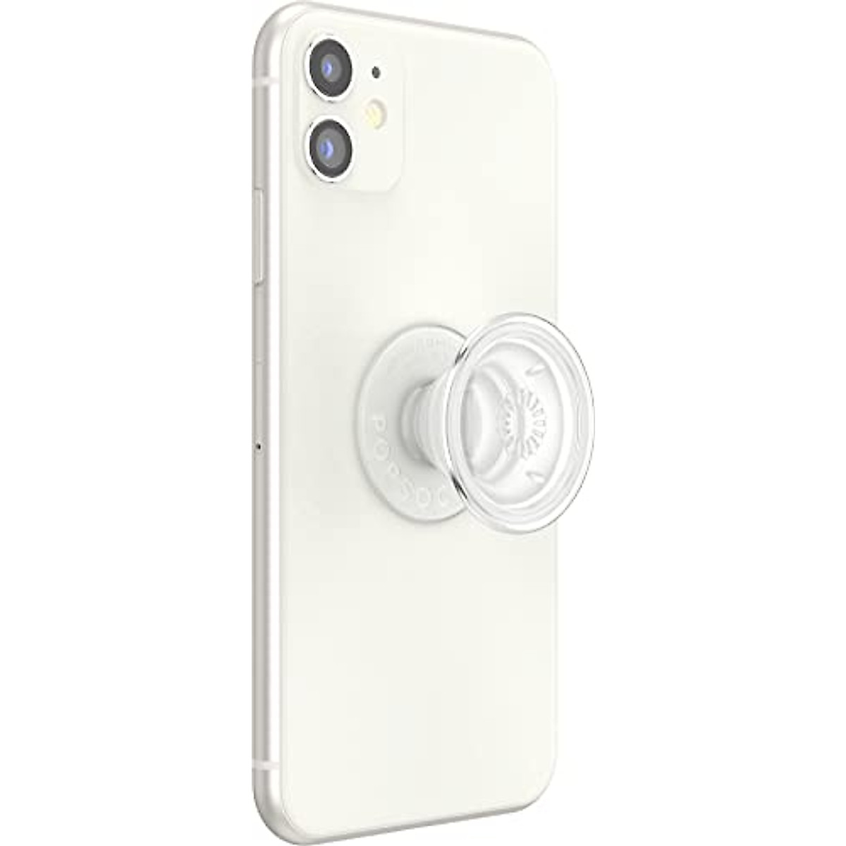 PopSockets Plant-Based Phone Grip with Expanding Kickstand, Eco-Friendly PopSockets for Phone - Clear