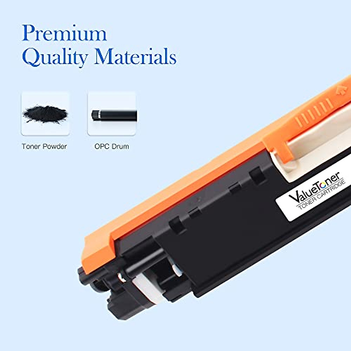 Valuetoner Remanufactured Toner Cartridge Replacement for HP 130A CF350A CF351A CF352A CF353A for Pro Color MFP M177fw M176n M177 M176 Printer (1 Black, 1 Cyan, 1 Magenta, 1 Yellow, 4 Pack)