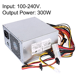 ARLBA 300W Power Supply L300PM-00 New Replacement for dell Optiplex 301 7010 9010 Inspiron 3847 570 560 300 Precision T1500 T6100 T1650 Vostro 400 PS-6301-05DF X9GWG Mini Towers MT Systems