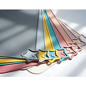 Moonkie Silicone Placemats for Baby & Kid, Stain Resistant Non-Slip Toddler Food Mats Eating Table Mat with 2 Packs(Ether/Sage