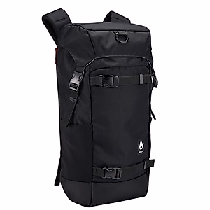 NIXON Landlock Backpack IV - 25L Capacity Top Load Pack - Black