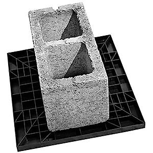 Mobile Home/RV/Storage Shed Pier Pad 16" x 18" x 1" (2 SQ FT) 10 Pack