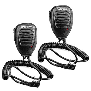 Remtise Walkie Talkie Handheld Speaker Mic, Shoulder Microphone for BaoFeng UV-5R 5RA 5RB 5RC 5RD 5RE 5REPLUS 3R+ Two Way Radio Accessories