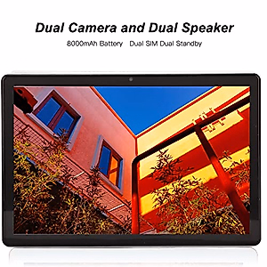 AUHX Gaming Tablet, US Plug 100-240V 10 Inch Tablet Octa Core CPU for Study for Android11 (US Plug)