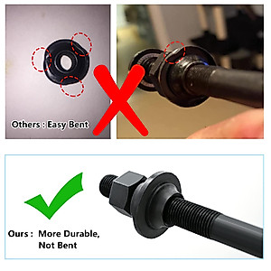 AiTuiTui 1 Pair Bike Quick Release Axle Skewer Bicycle Hub Parts, Front & Rear Axle Hollow Shaft Kit Replacement for Road Bike, Mountain Bike, MTB, BMX