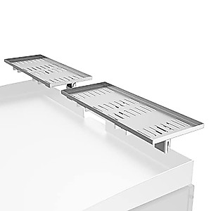 Universal Grill Foldable Warming Rack/Shelf for Blackstone 17'' 22'' 28'' 36'', Pit Boss,Camp Chef and Most Flat Top/Table Top Griddle Grill,Stainless Steel BBQ Shelf Replacement Parts,2 Pack