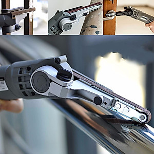 POTUINOM 36 Pack Sanding Belts 1/2X18 Inches(13X457mm)- 6 Each of 40/60/80/120/180/240 Grits Aluminum Oxide Sanding Belt, Best Suitable for Wood Sanding and Levelling