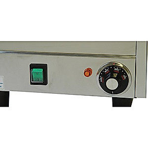 Benchmark 60072 Mini Cart Hotdog Steamer, 120V, 1200W, 10A,Stainless Steel