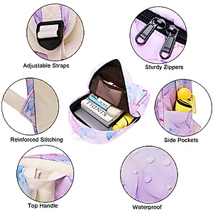 Pawsky Waterproof School Backpack for Girls and Women Laptop Backpack Daypack College School Bookbag with Lunch Box and Pencil Case