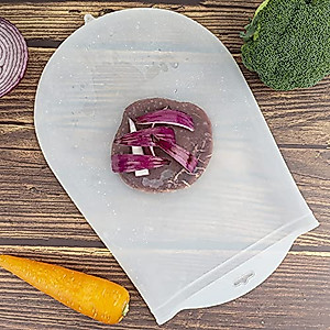 Reusable Sous Vide Bags- 2 Packs - Large Size Food Grade High Temperature Resistant Silicone BPA-free Bags for Sous Vide Cooking-Compatible with Anova, ChefSteps, Kitchen Gizmo, Gramercy Kitchen, Gourmia and All Immersion Circulators