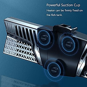 Carefree Fish Aquarium Heater PTC Ceramic Digital Double Heating Rods The Safest Most Accurate and Fastest Heater for Fish Tank 500W
