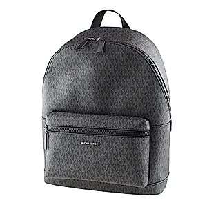 Michael Kors Men's Copper MK Logo Backpack Black