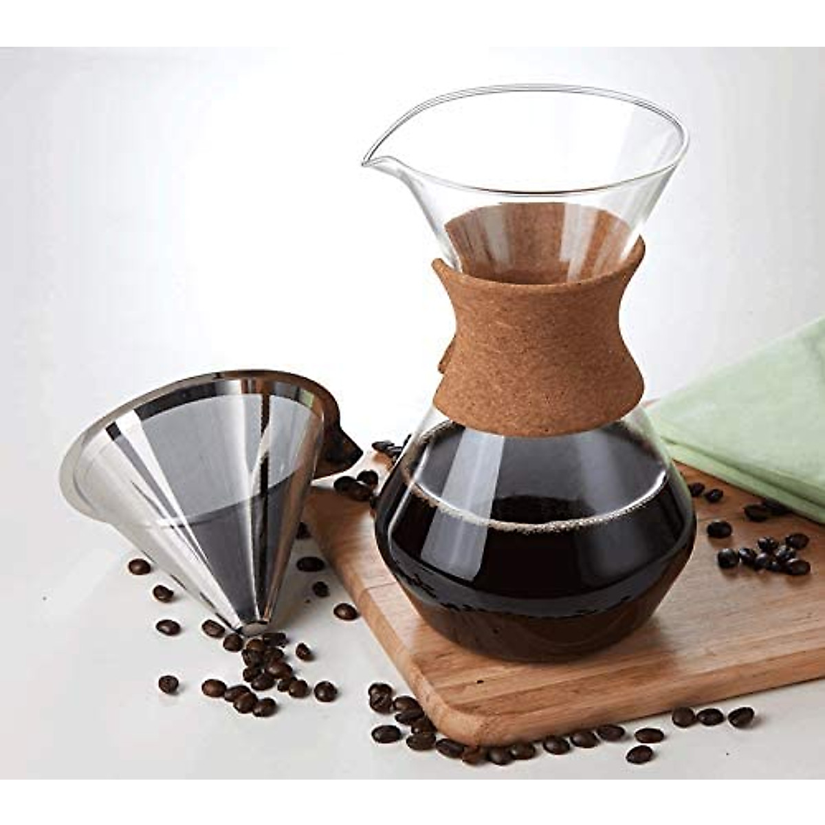Pour Over Coffee Maker with Dripper Filter 34 Ounce/ 1000 ml