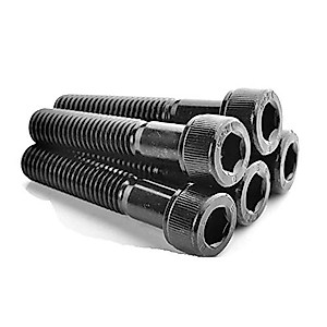 FullerKreg M10-1.5 x 100mm ISO 4762 Hex Drive Class 12.9 Black Oxide Finish Alloy Steel Socket Cap Screw (Pkg of 4)