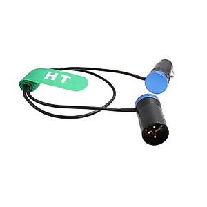 HangTon Audio Cable Low-Profile XLR 3 Pin Male to Female for Mic Camera Sound Devices 888 633 Zaxcom Zoom Audio Recorder Blue 20"