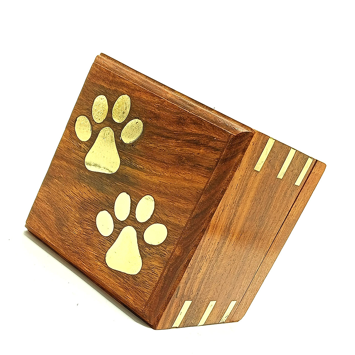 Wooden Urn - Pet Urns for Dogs Ashes, Decorative Wooden Pet Urns for Ashes - Rosewood Cremation Urns for Dogs, Pet Urns for Cats, Wooden Cremation Box