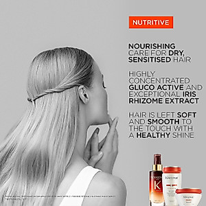 Kerastase Nutritive Nourishing Leave-In Treatment Balm | Conditions, Smooths, and Softens | For Severely Dried-out Hair | With Irisome Complex | Masque Crème Magistral | Old Packaging | 5.0 Fl Oz