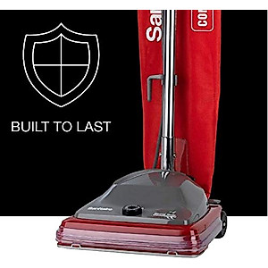 Sanitaire TRADITION Upright Commercial Bagged Vacuum, SC684G Red