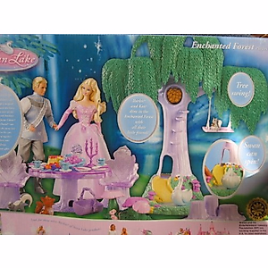 Barbie Swan Lake ENCHANTED FOREST Playset w 6 Animal Friends, Swing & MORE! (2003)