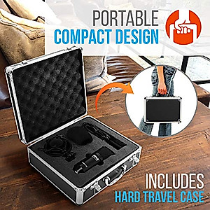 Pyle USB Microphone Podcast Recording Kit - Audio Cardioid Condenser Mic w/Desktop Stand and Pop Filter - for Gaming PS4, Streaming, Podcasting, Studio, YouTube, Works w/Windows Mac PC PDMIKT120