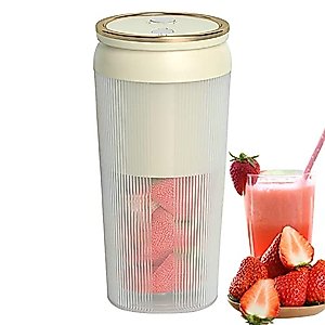 Portable Blender Smoothie Maker, 300ml 35W USB Rechargeable Nutrient Extractor High Speed Mini Blender, Multi-Function Cold Beverage Smoothie Maker For Baby Food Shakes And Smoothies Nuts Frozen Fruit