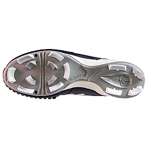 Ringor - Women's Flite Molded Pitching Softball Cleats (7.5 - White/Silver)