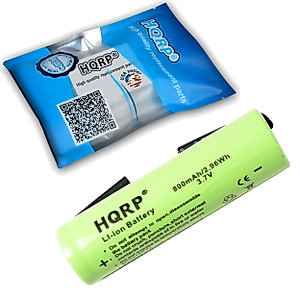 HQRP 3.7V Li-Ion Battery Compatible with Philips Sonicare HX6150 HX6902 HX6910 HX6911 HX6912 HX6932 HX6933 HX6952 HX6982 HX6311, FlexCare Platinum HX9170 HX9170/10 HX9110 HX8911 Toothbrush 49x14mm