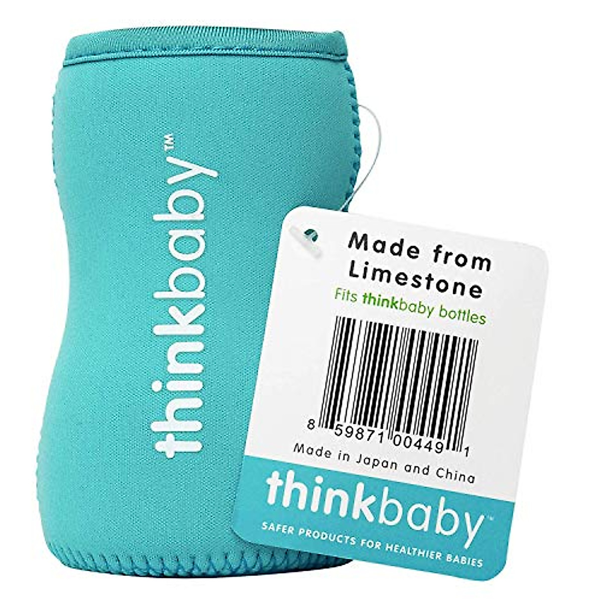 Thinkbaby Limestone Thermal Bottle Sleeve, Light Blue