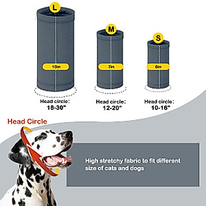 PUMYPOREITY Calming Dog Ears Cover, Dog Ear Muffs Noise Protection, Dog Ear Protection for Anxiety Relief, Dog Calming Hood, Dog Headband for Anxiety, Ear Muffs for Dogs and Cats,Green,L