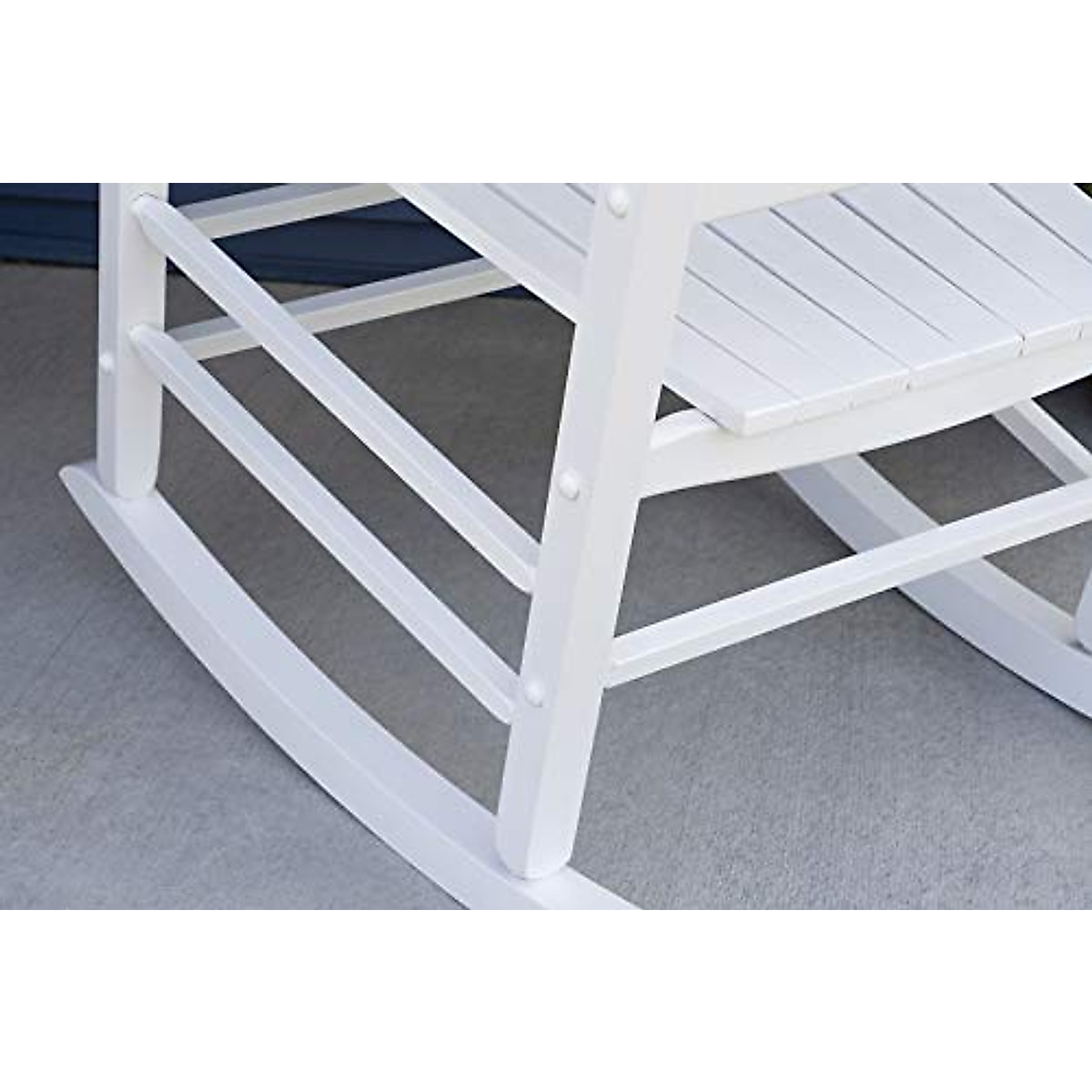 Woodlawn&Home, 100019, Mission Style Rocking Chair, White