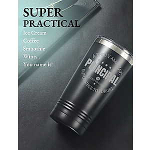 Onebttl Principal Gifts Travel Coffee Mug for Men Women, 20oz Insulated Stainless Steel Tumbler, Best gift for Principal Day, Teacher Appreciation Day, Christmas, Birthday, Retirement - Forget