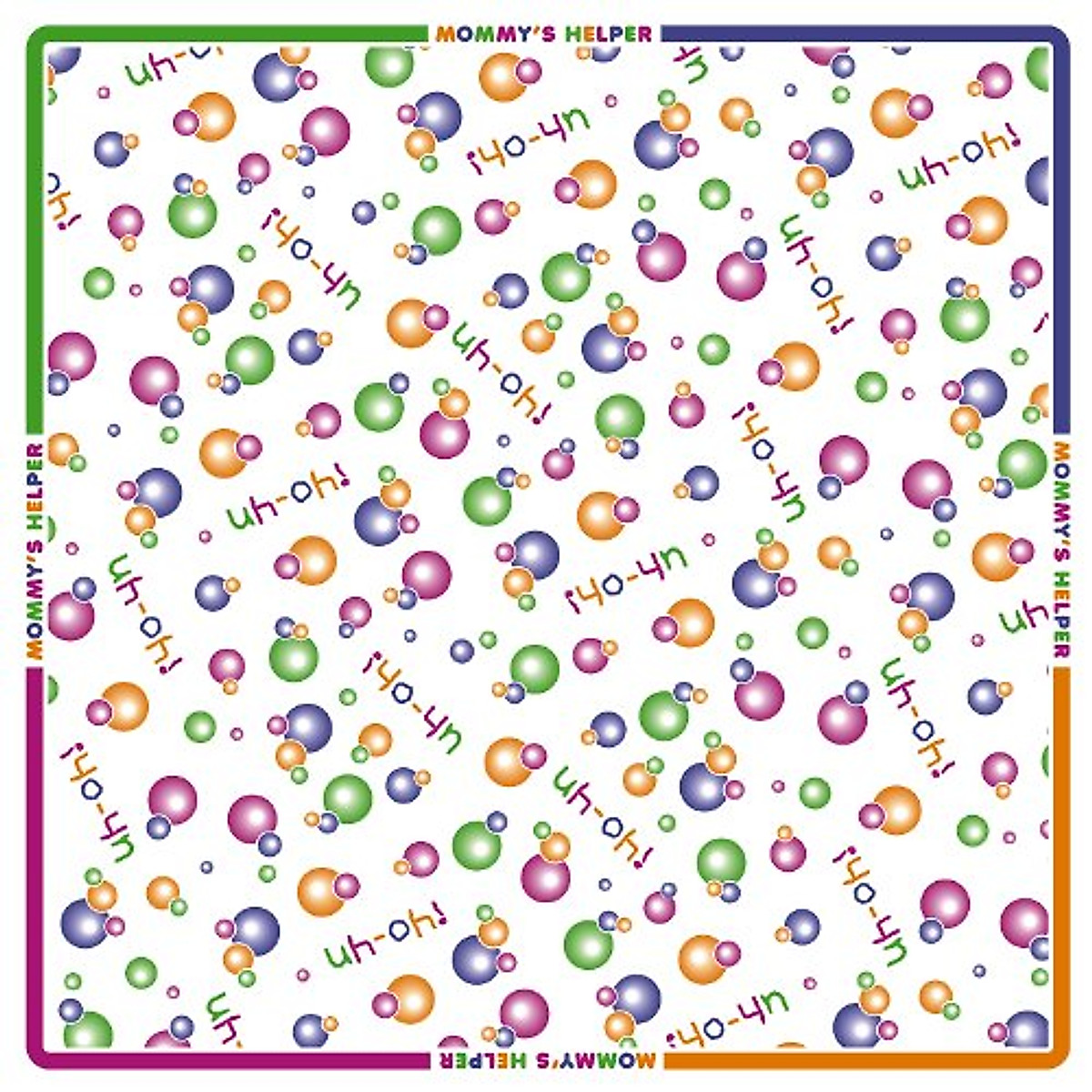 Mommys Helper No Mess Splat Mat, Printed