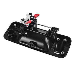 FAERSI Tailgate Handle Liftgate Latch Handle with Rear Camera Hole Replacements for 2007-2013 Toyota Tundra | Replaces# 69090-0C051, 690900C051, 81214