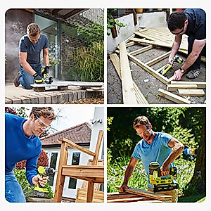 Jialitt Upgraded 6.0Ah 18V P108 Battery Li-ion Replacement Compatible with Ryobi 18V Battery Ryobi ONE+ P108 P102 P103 P104 P105 P107 P109 P122 Cordless Power Tools Battery with LED Indicator 2Pack